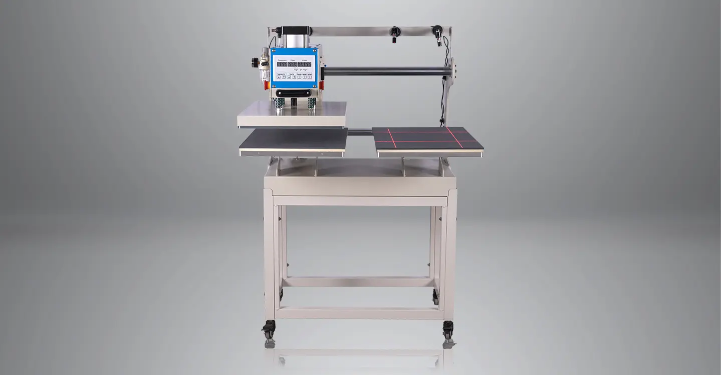Dual Platen Pneumatic Heat Press Machine for Commercial - Kilo Heat ...